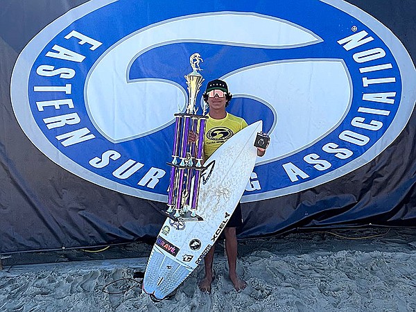 St. Rose freshman Gavin Mitchell wins U14 Eastern Surfing Championship ...